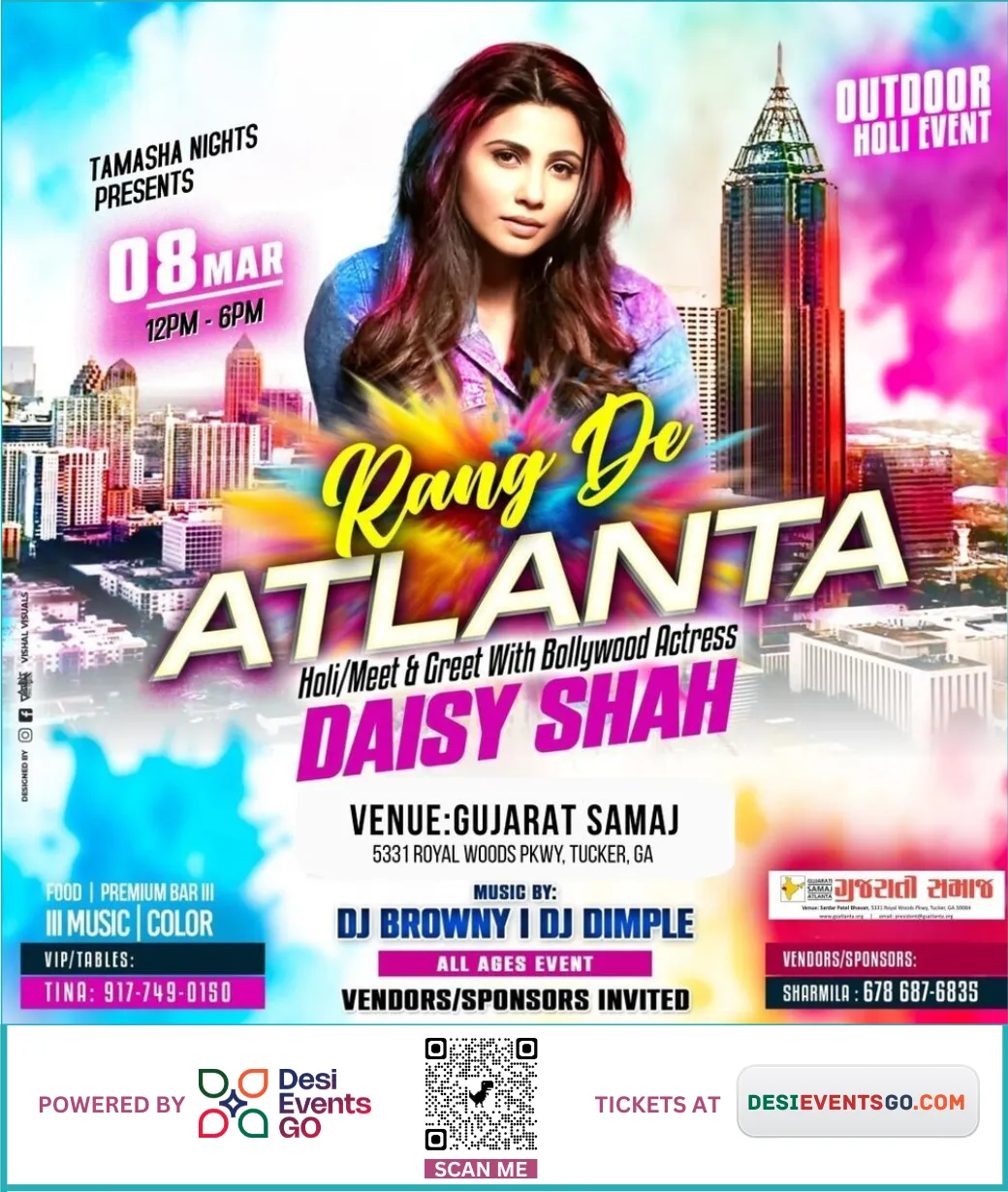 Rang De Atlanta with Daisy Shah