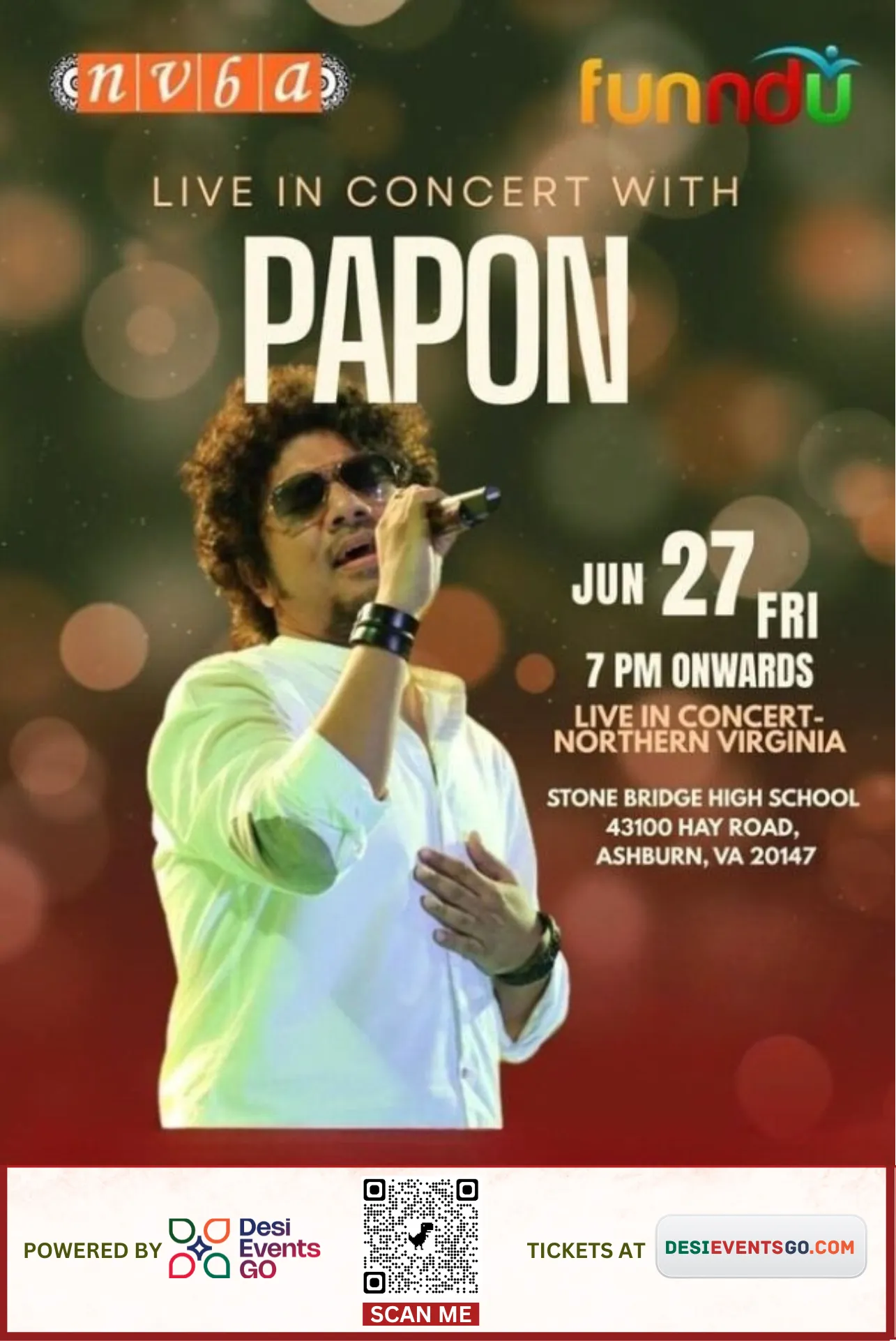 "PAPON" Live Concert at Stone Bridge High School ! | Ashburn, VA
