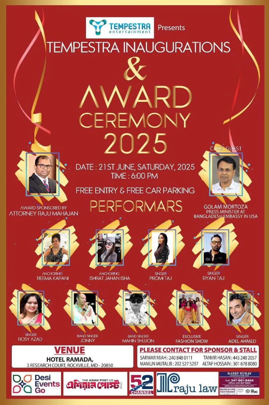 Tempestra Inaugurations and Award Ceremony 2025